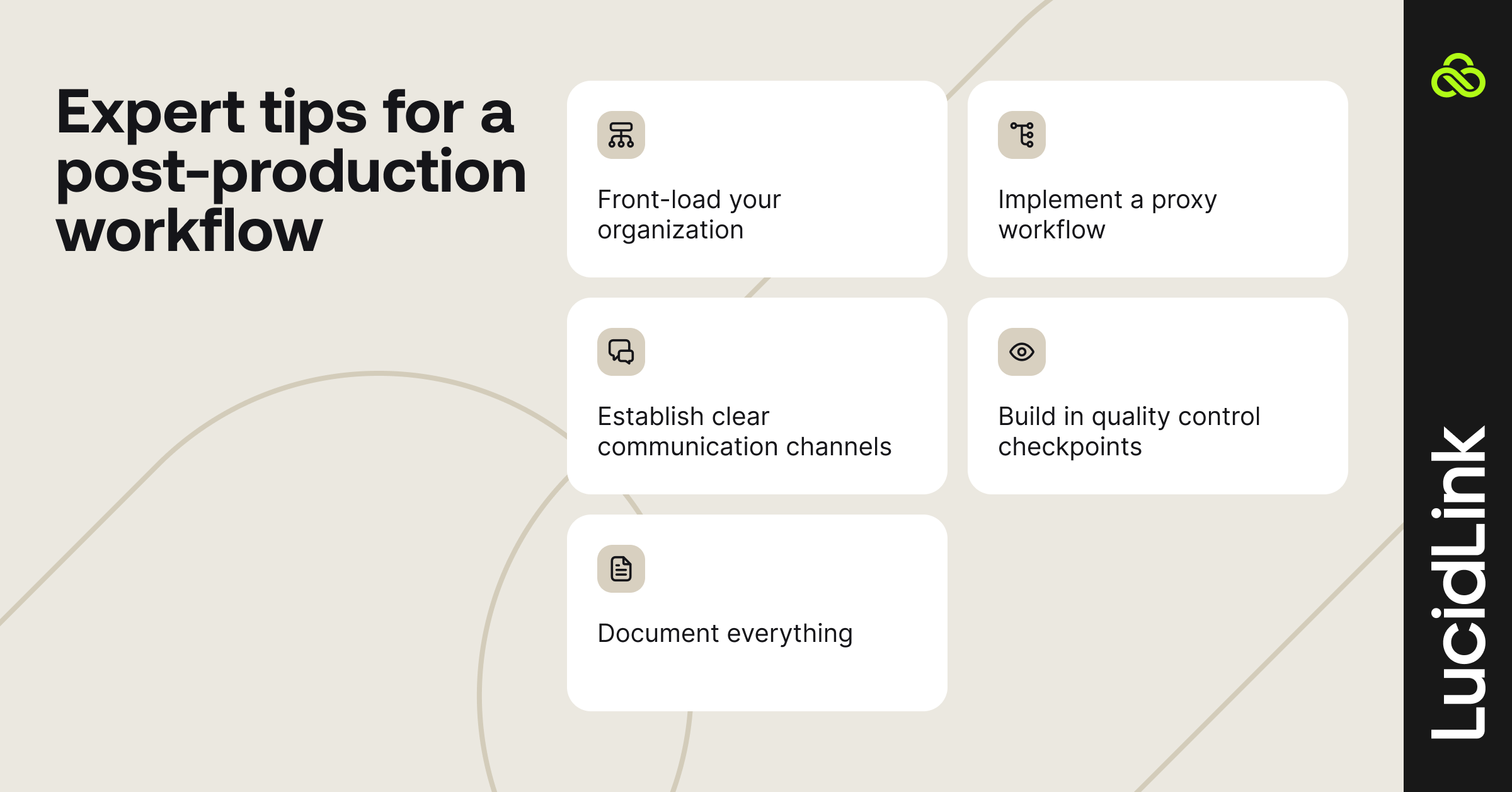 post production workflow document